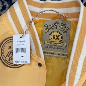 Jackets & Coats | Mens Born Fly Poyfect Pale Yellow Jacket | Poshmark
